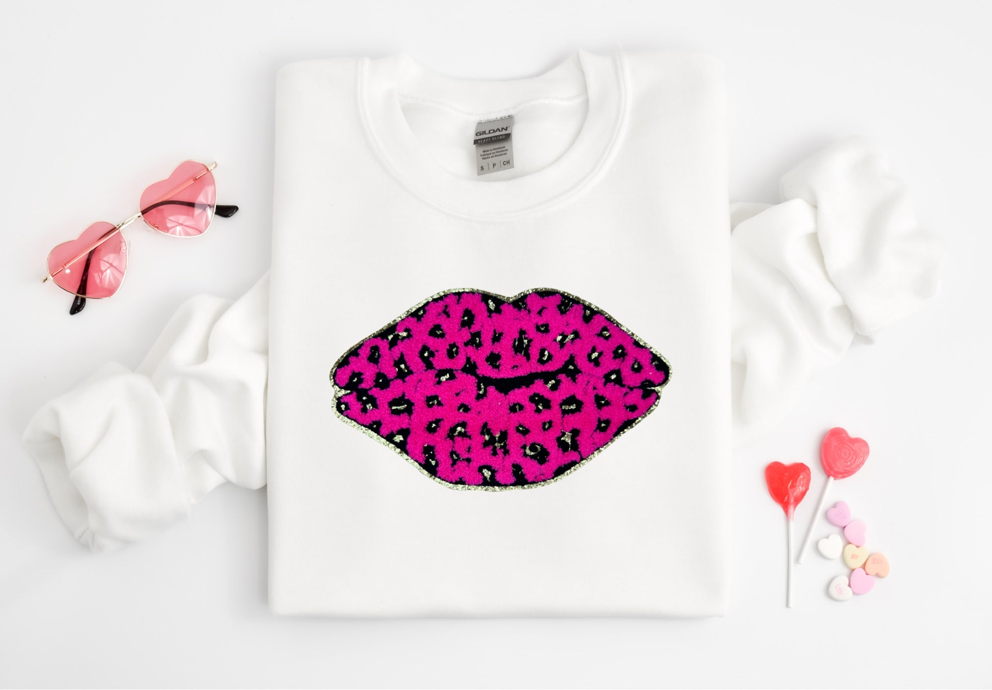 Leopard Lips Chenille Patch – Rebel Creek Printing