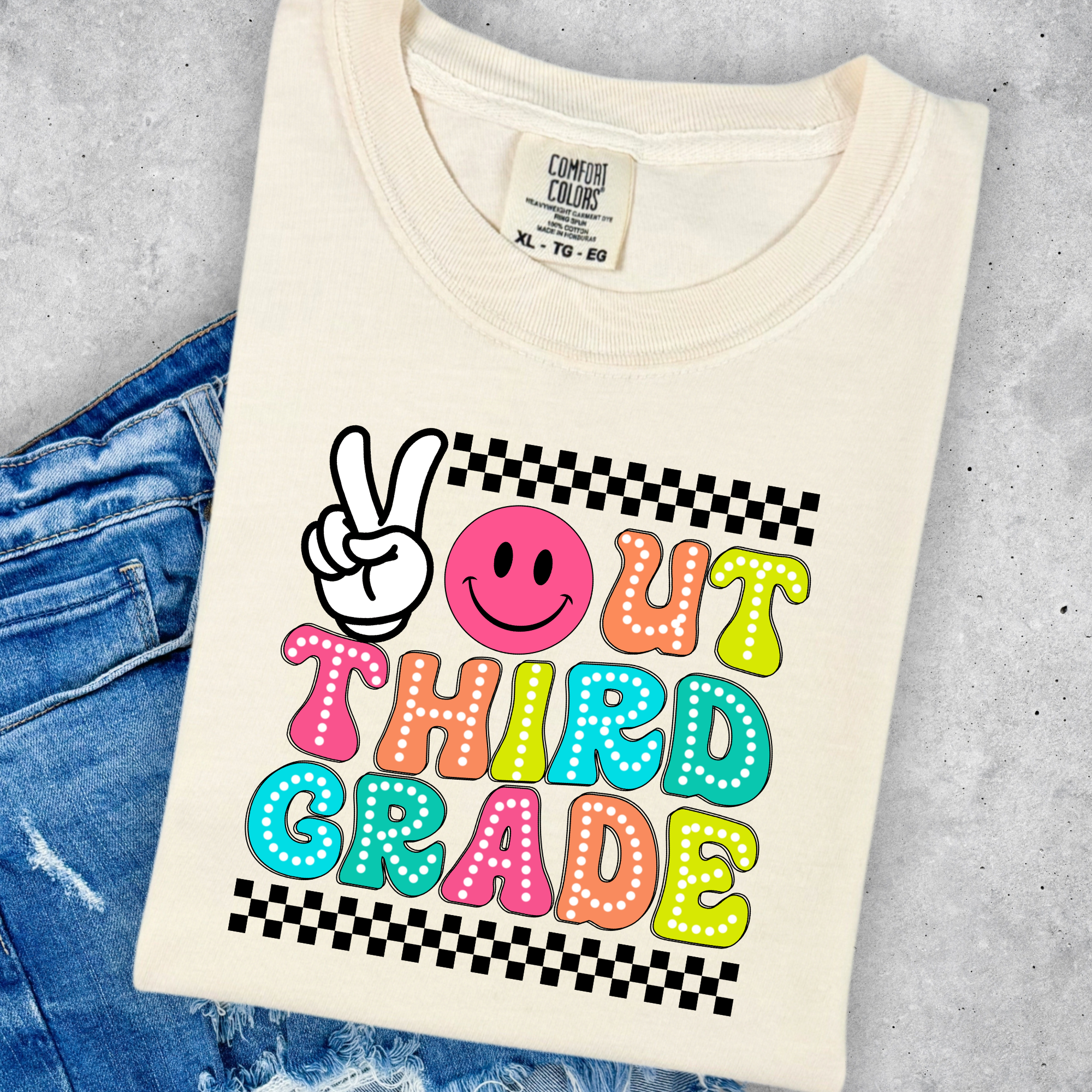 Peace Out Third Grade – Rebel Creek Printing