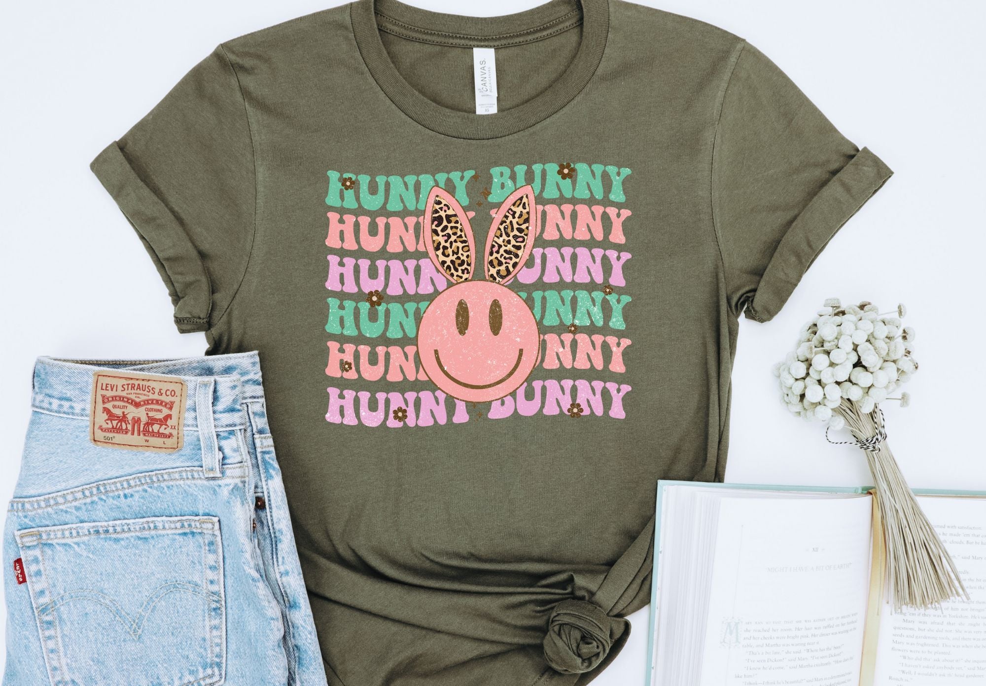 Hunny Bunny Smiley leopard – Rebel Creek Printing