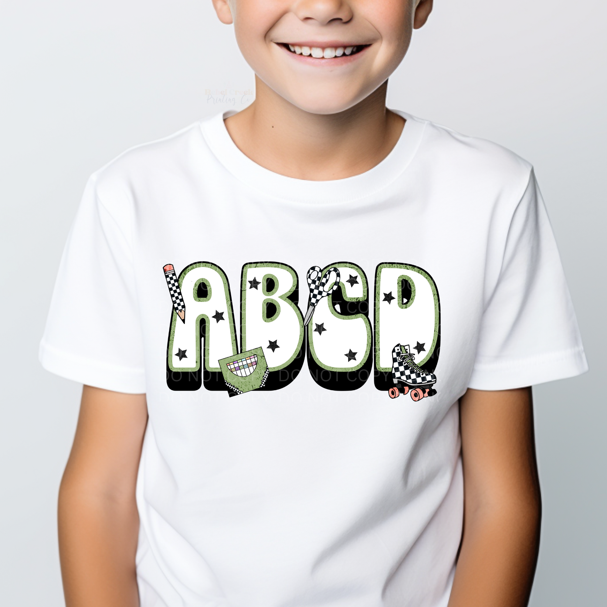 ABCD Checkered – Rebel Creek Printing