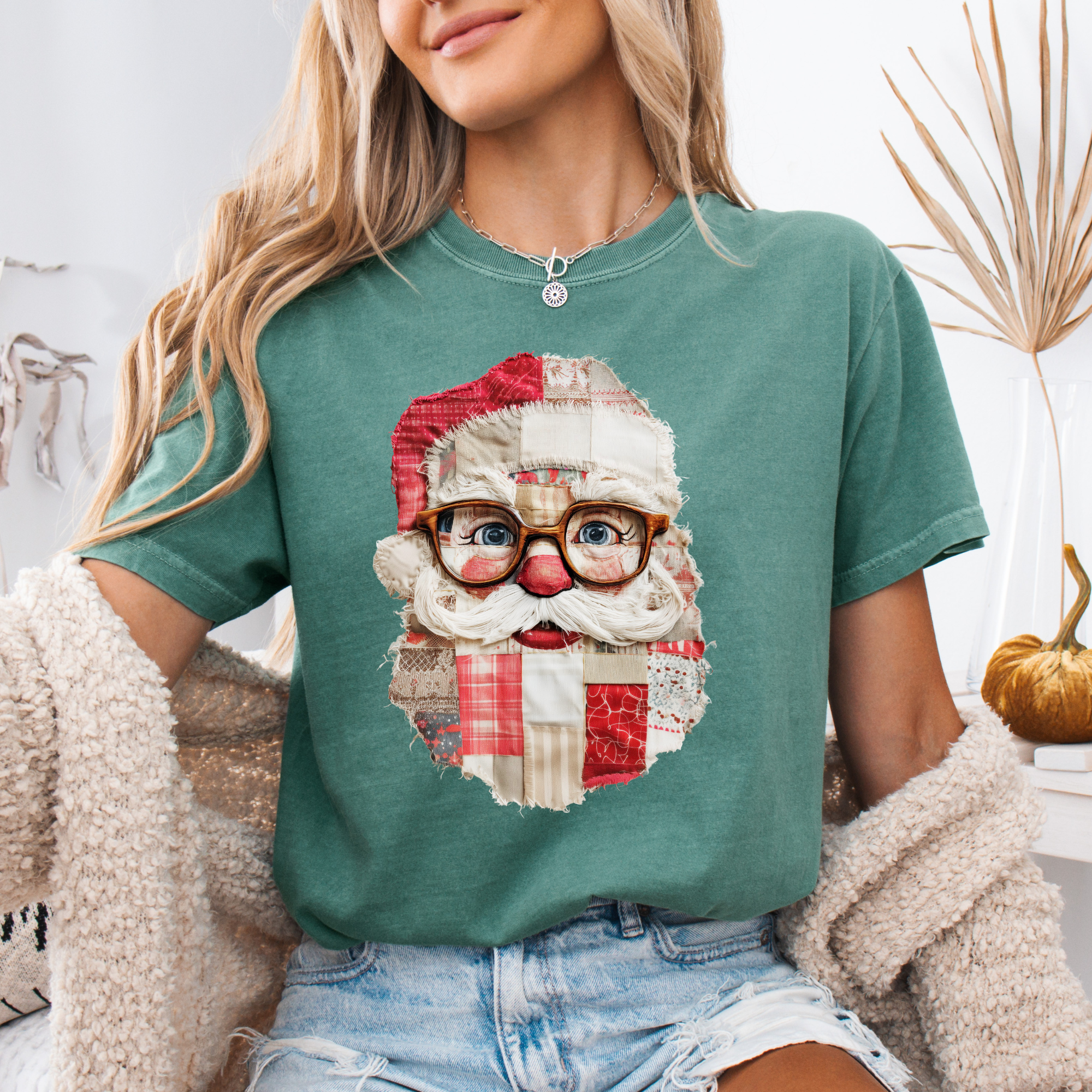 Patchwork Santa – Rebel Creek Printing