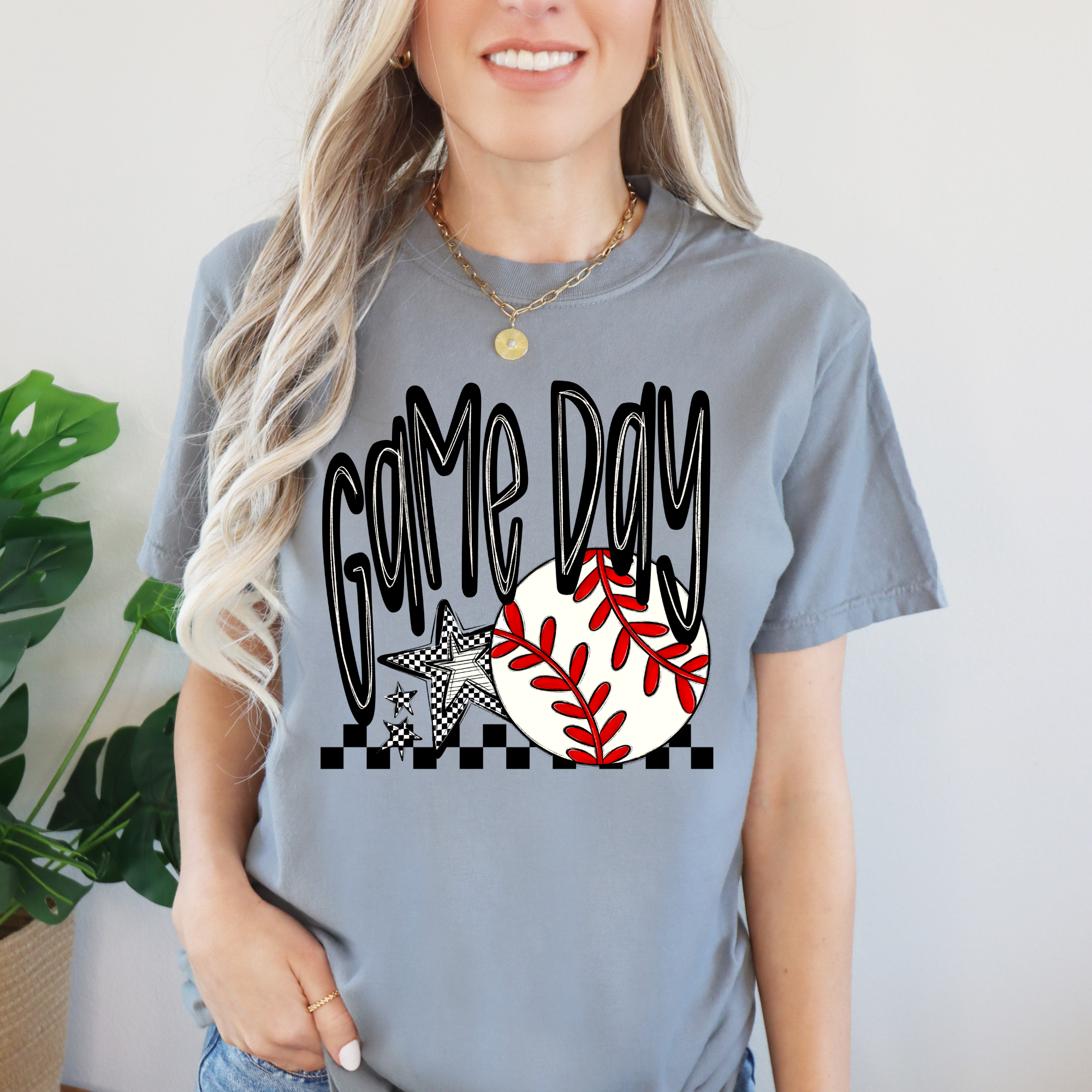 Game Day Baseball Star – Rebel Creek Printing