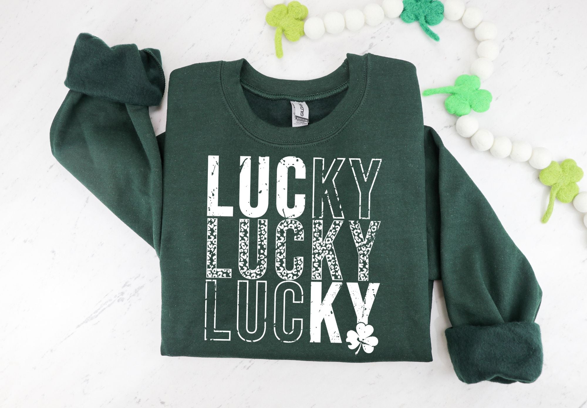 Lucky Leopard White – Rebel Creek Printing