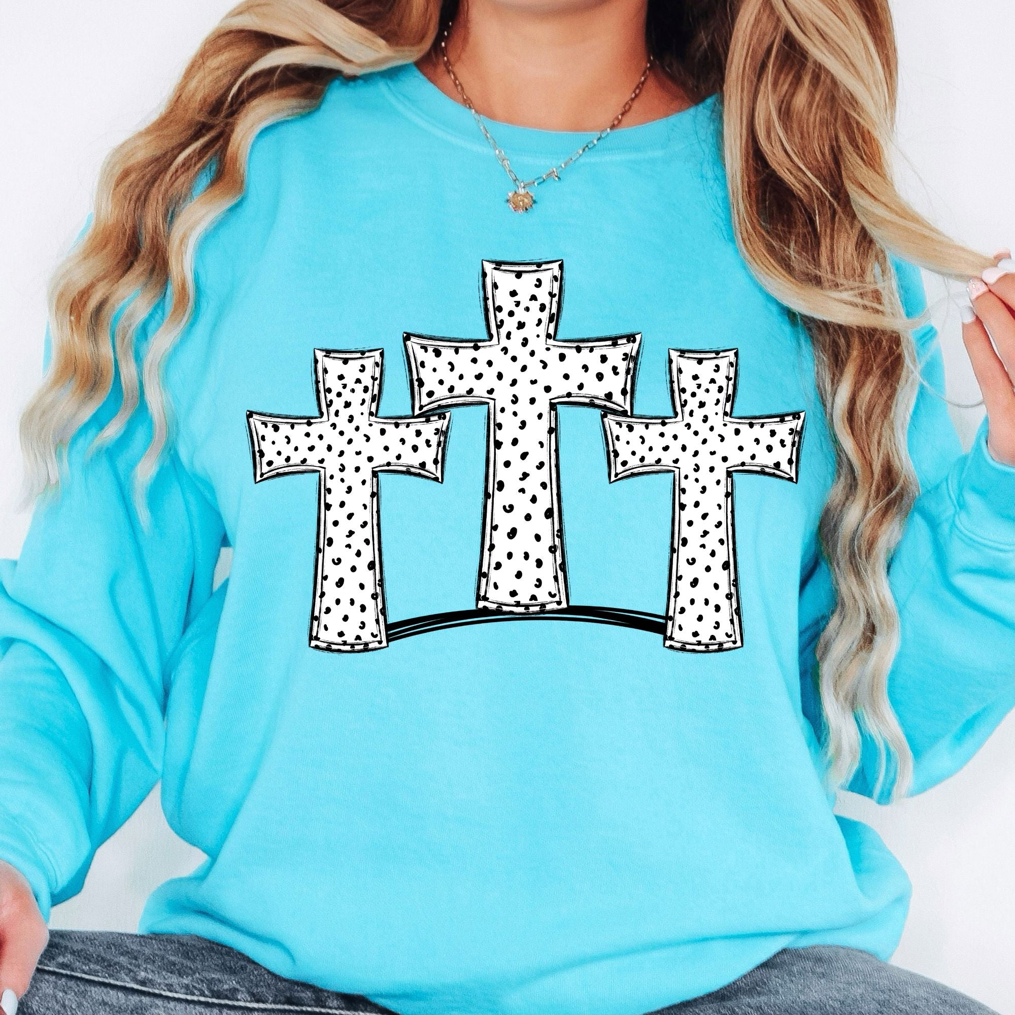 Dotted Cross Trio – Rebel Creek Printing