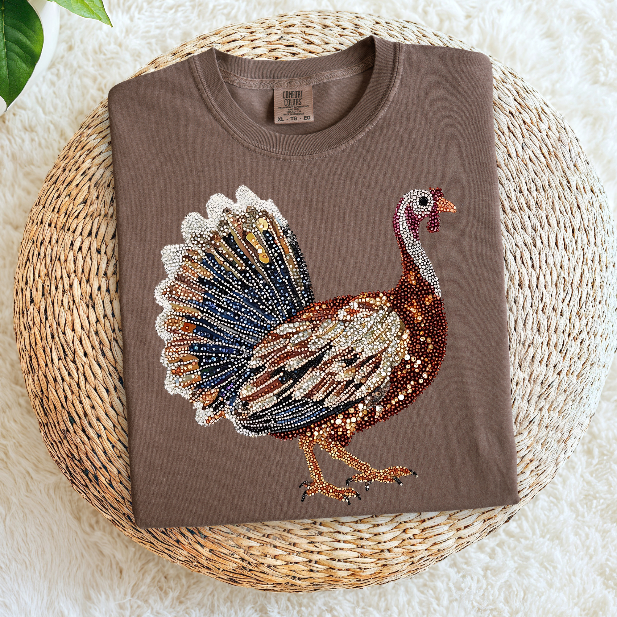 Faux Sequin Turkey – Rebel Creek Printing